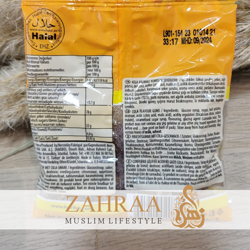 Halal Haribo Fruchtgummi 70-100g - ZAHRAA